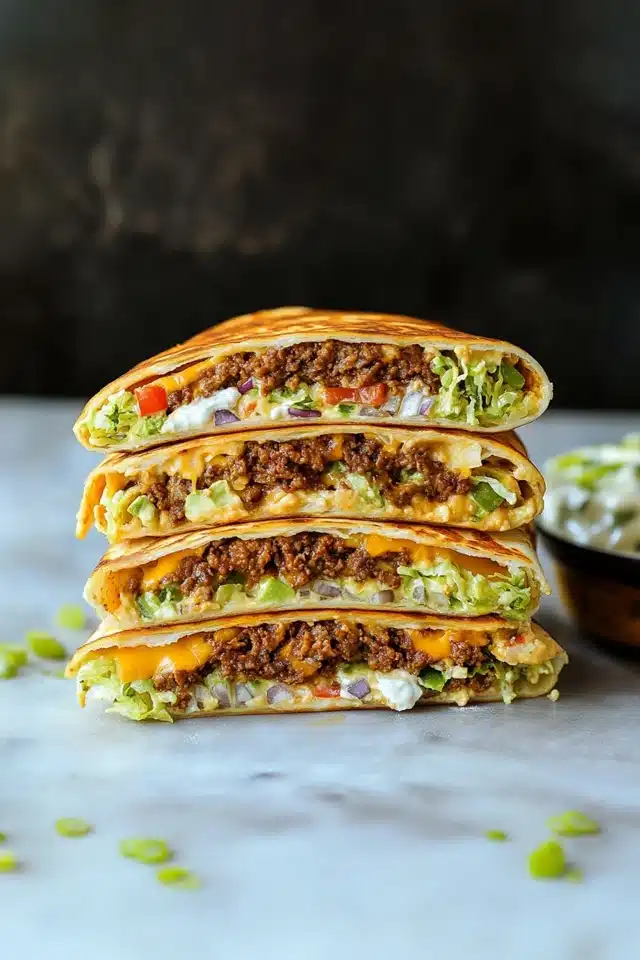 Homemade Crunchwrap Supreme – A Crispy, Cheesy Delight - EpicureanNest