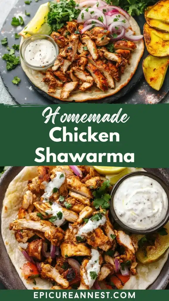 Homemade Chicken Shawarma - EpicureanNest