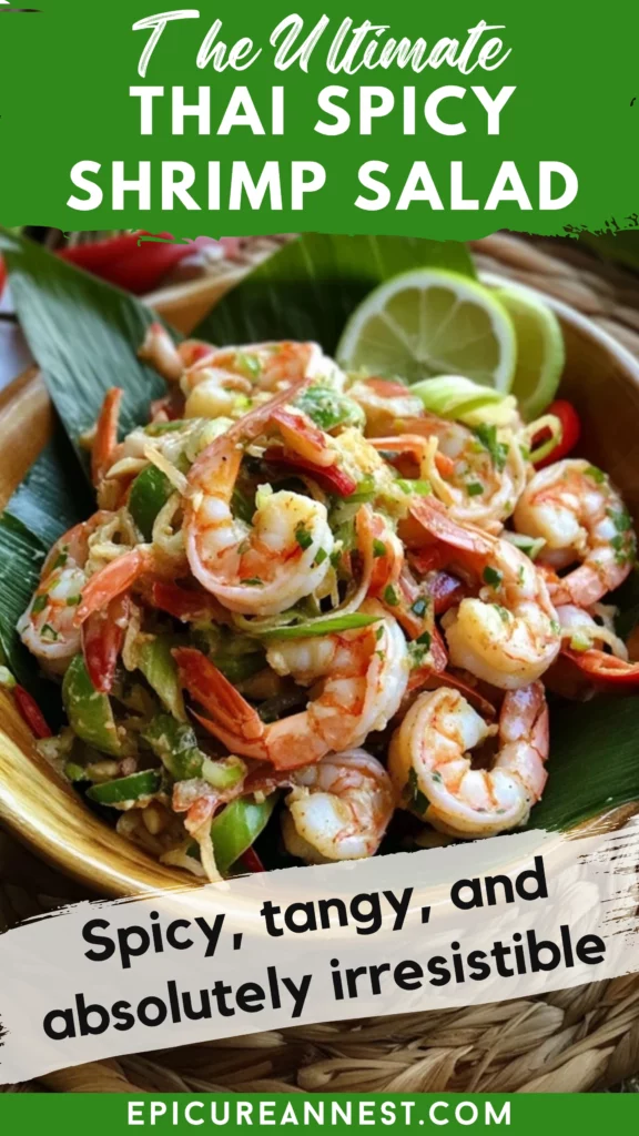 Pla Goong (Thai Spicy Shrimp Salad) - EpicureanNest