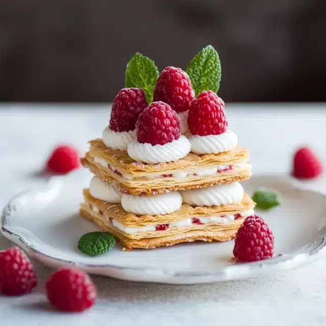 Raspberry Mille-Feuille Cookies - EpicureanNest