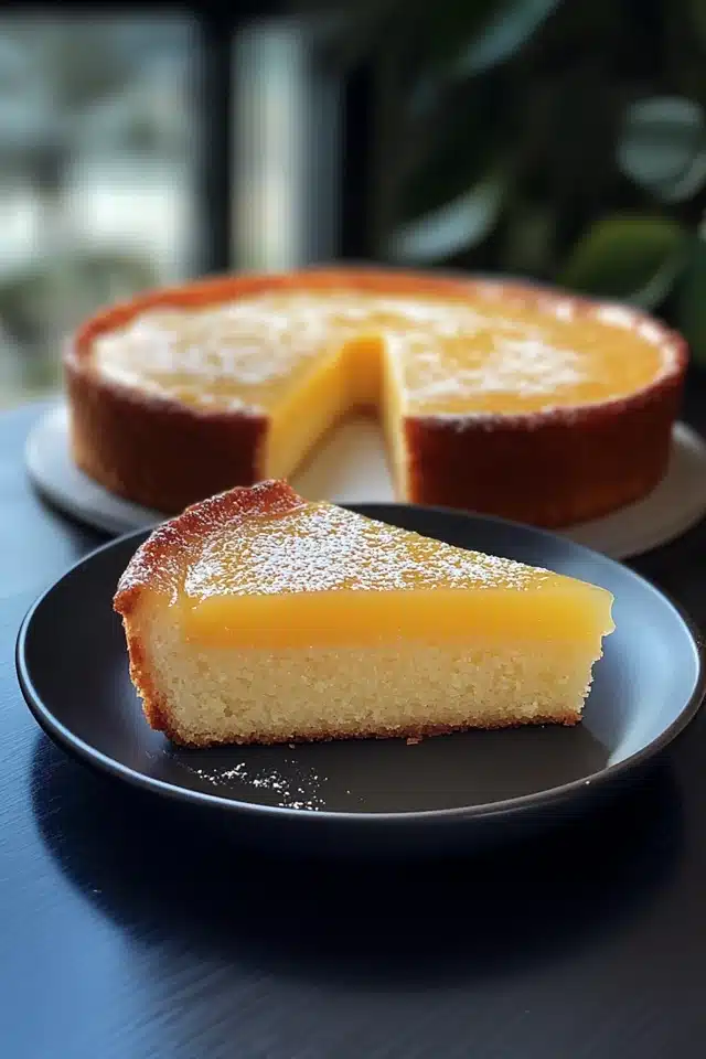 Lemon Custard Cake – A Light and Luscious Dessert - EpicureanNest
