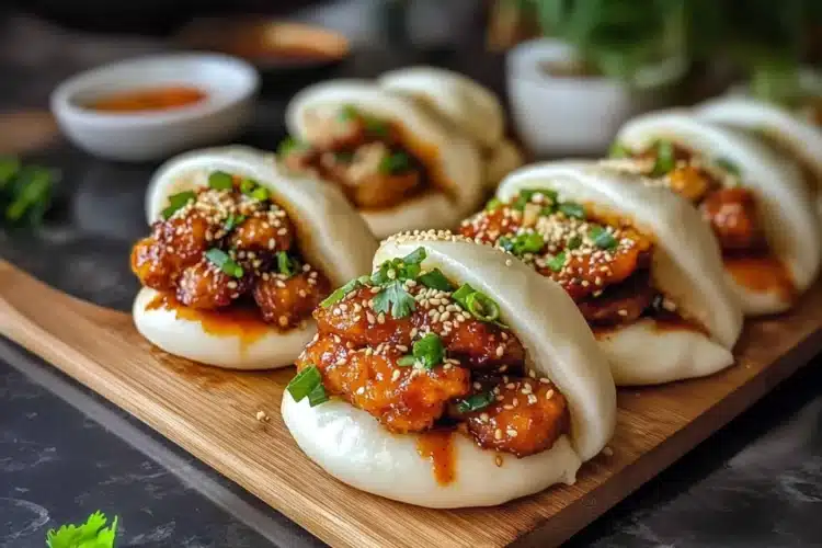 Korean Fried Chicken Bao - EpicureanNest
