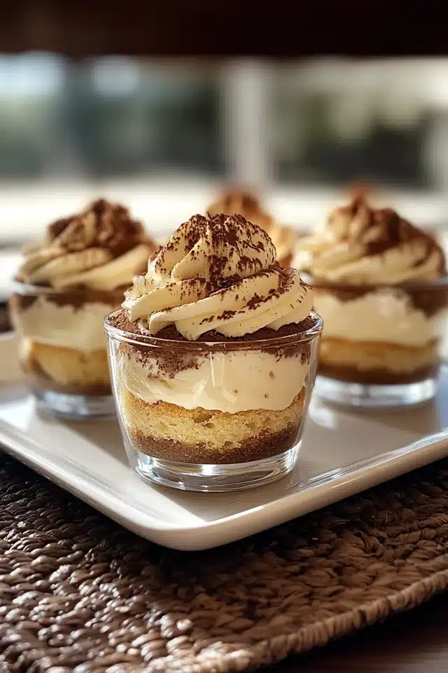 Mini Tiramisu Cups - EpicureanNest