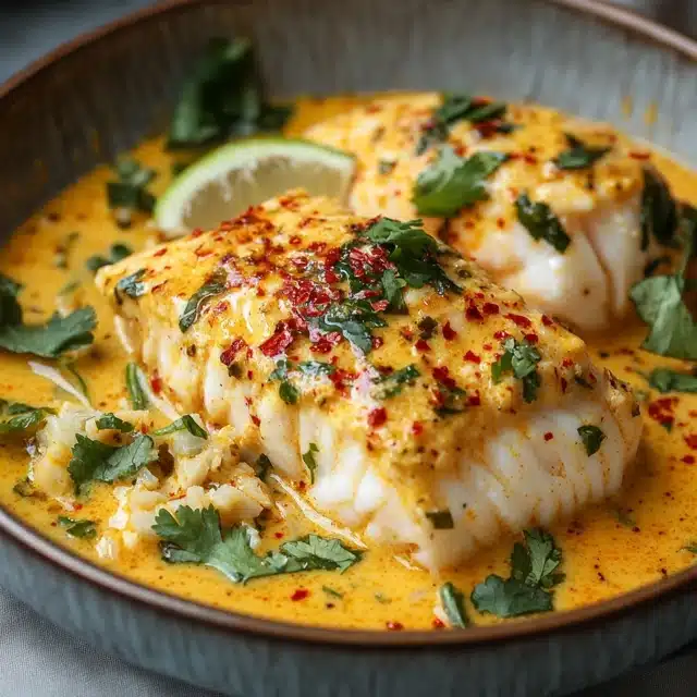 Coconut Curry Baked Cod - EpicureanNest