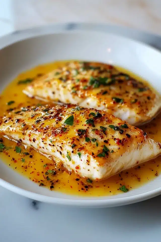 Zesty Lemon Butter Fish Fillet - EpicureanNest
