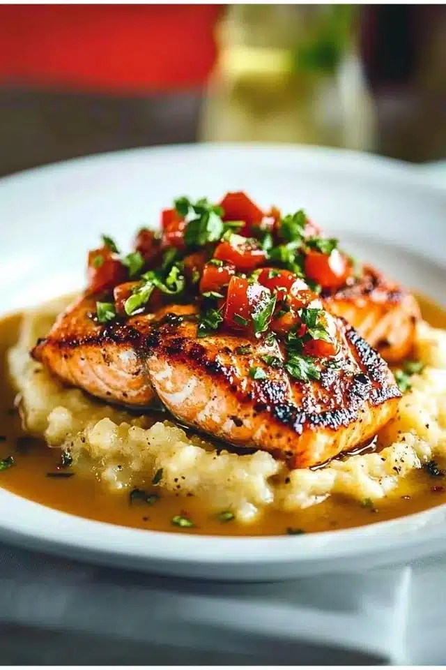 Creole Salmon and Grits – A Soulful Southern Classic with a Creole ...