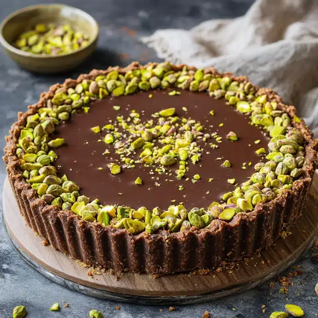 Dubai Pistachio Chocolate Pie - EpicureanNest