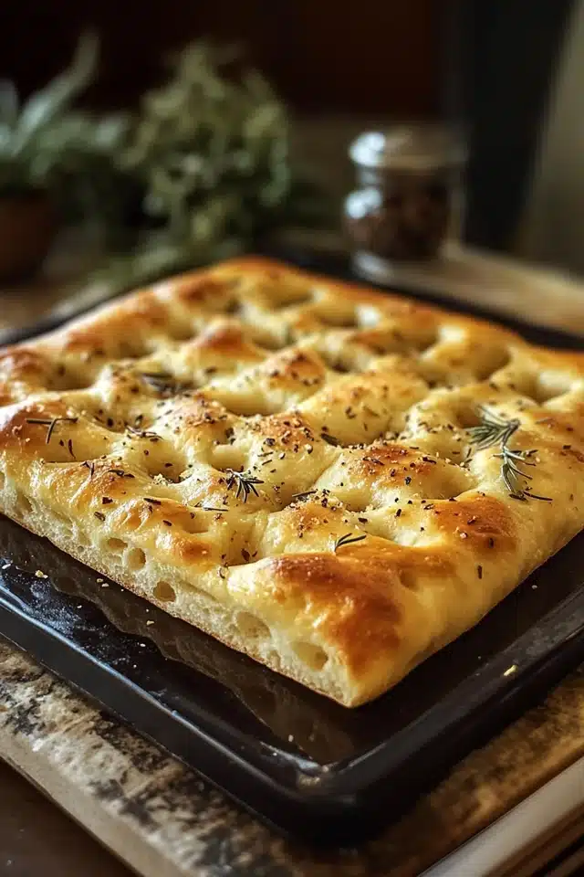 Homemade Focaccia Bread - EpicureanNest