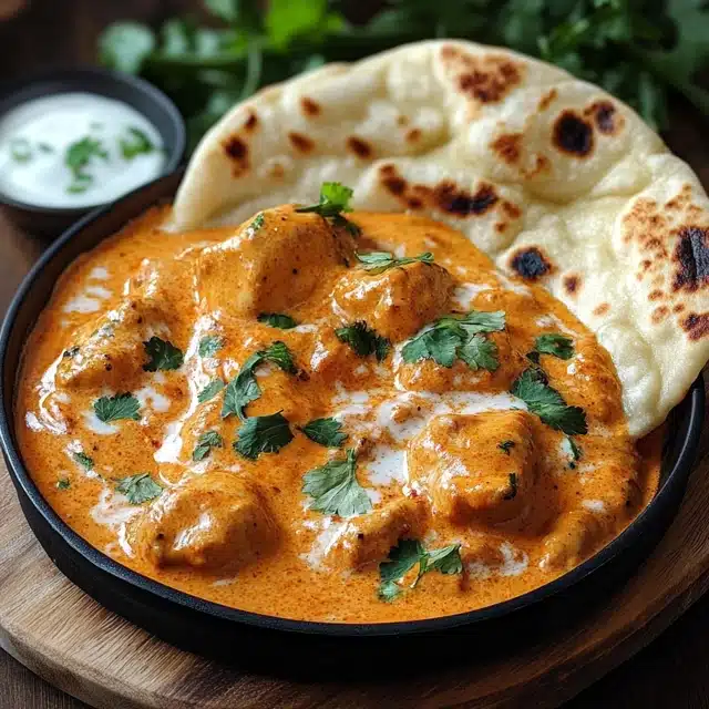 Butter Chicken with Naan - EpicureanNest