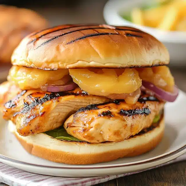 Hawaiian Grilled Chicken Sandwiches - EpicureanNest