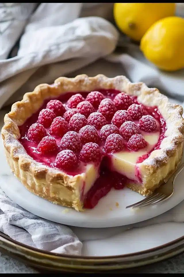 Lemon Raspberry Pie: An Amazing Ultimate Summer Treat - EpicureanNest