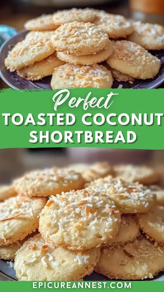 Toasted Coconut Shortbread: A Buttery Tropical Escape - EpicureanNest