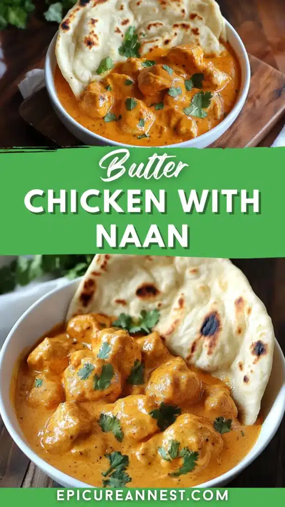 Butter Chicken with Naan - EpicureanNest
