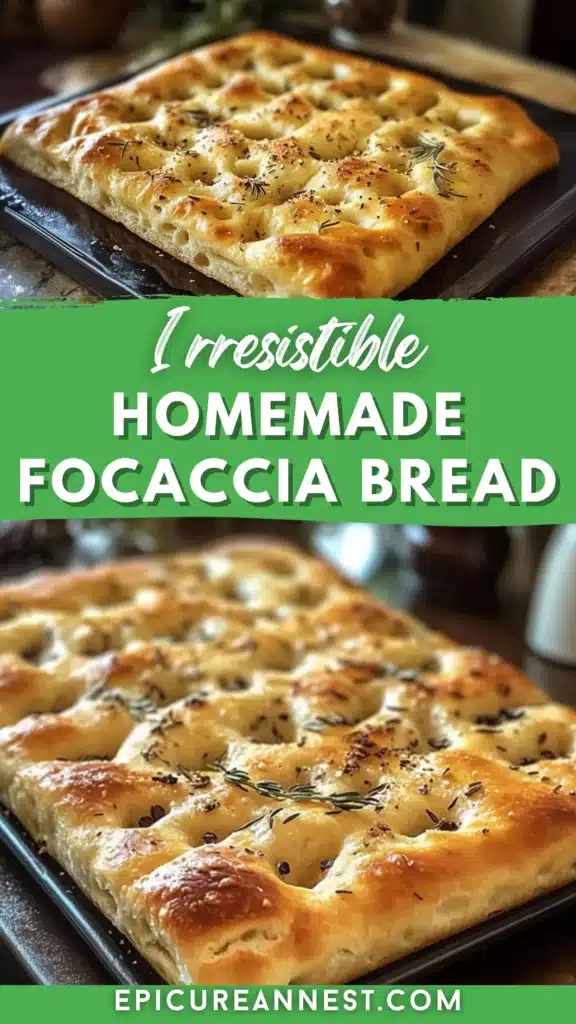 Homemade Focaccia Bread - EpicureanNest