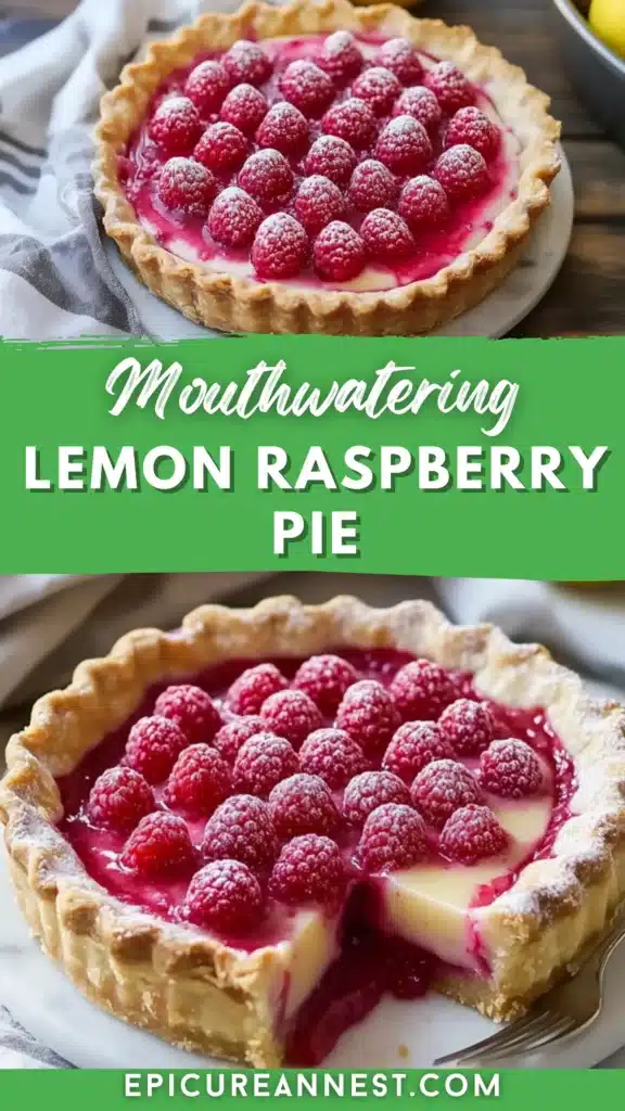 Lemon Raspberry Pie: An Amazing Ultimate Summer Treat - EpicureanNest