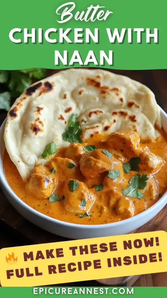 Butter Chicken with Naan - EpicureanNest