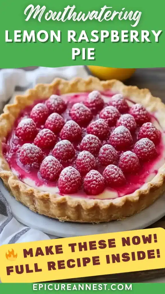 Lemon Raspberry Pie: An Amazing Ultimate Summer Treat - EpicureanNest
