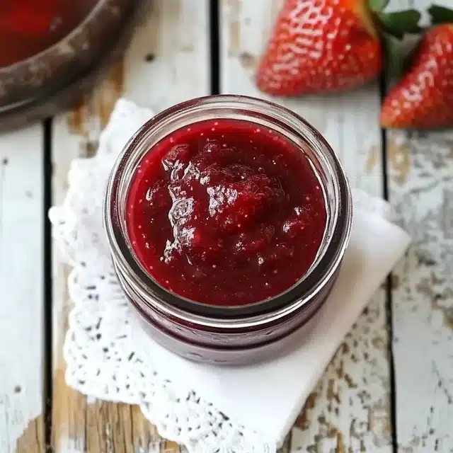 Easy Strawberry Rhubarb Jam - EpicureanNest
