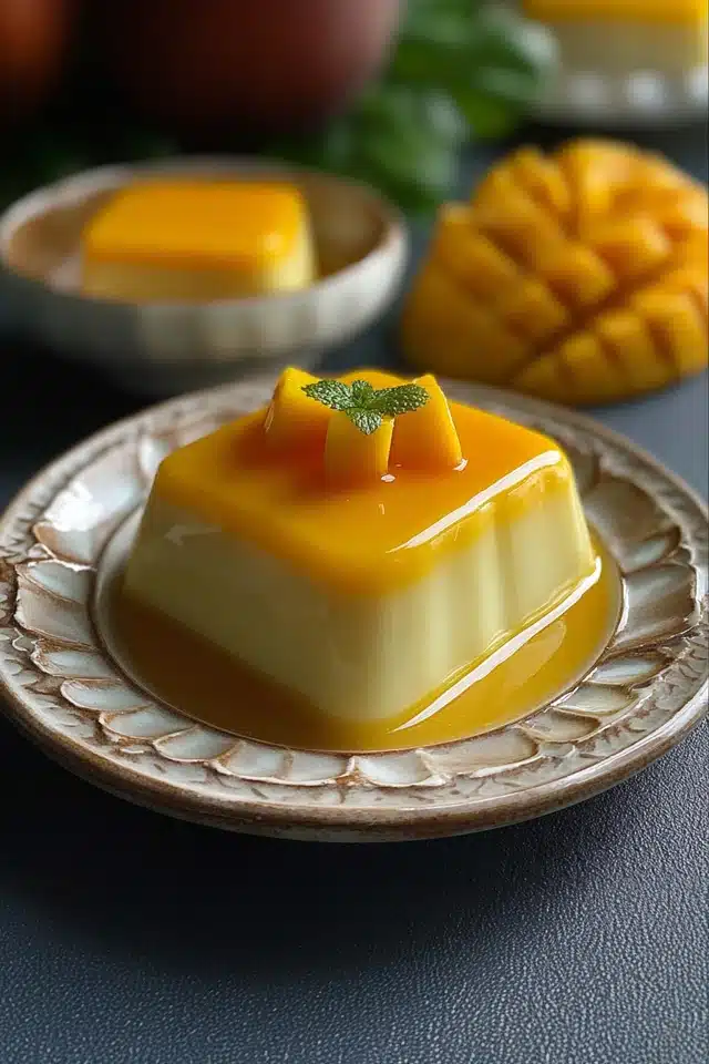Chinese Mango Pudding – A Creamy Classic Dessert - EpicureanNest