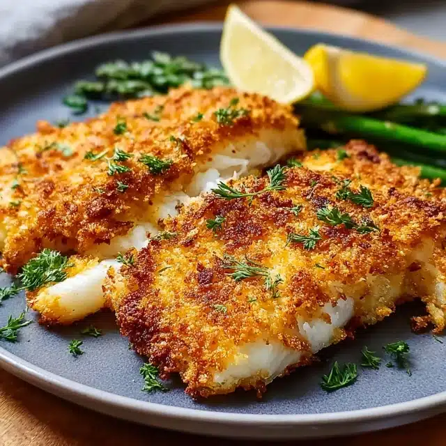 Crispy Parmesan Crusted Fish - EpicureanNest