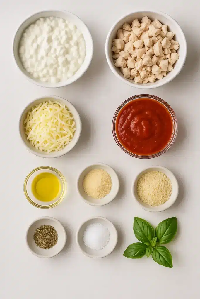 High Protein Chicken Parm Cottage Cheese Bowl - EpicureanNest