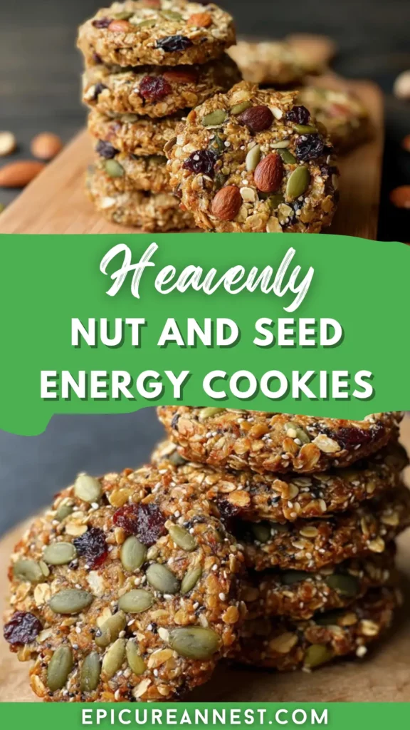 Healthy Nut and Seed Energy Cookies - EpicureanNest