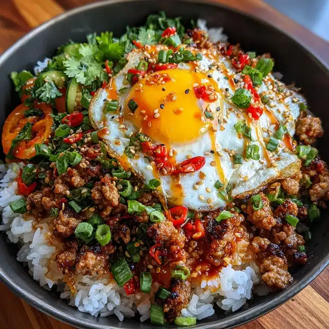 Bang Bang Ground Turkey Rice Bowls - EpicureanNest