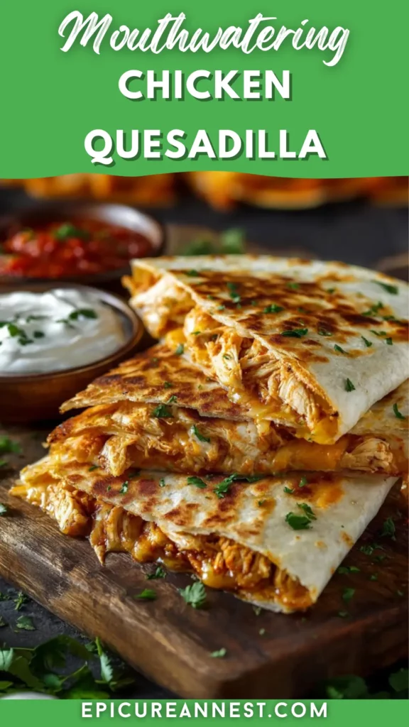 Chicken Quesadilla - EpicureanNest