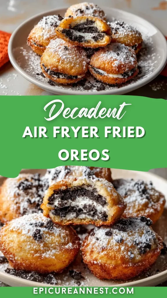 Air Fryer Fried Oreos - EpicureanNest