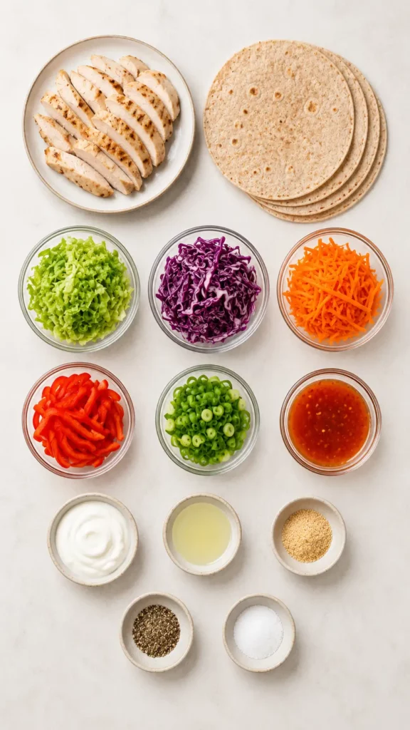 Healthy Sweet Chili Chicken Wraps - EpicureanNest