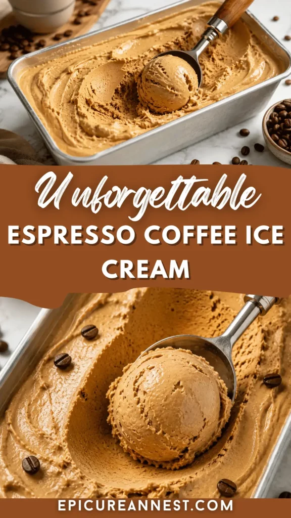 Espresso Coffee Ice Cream - EpicureanNest